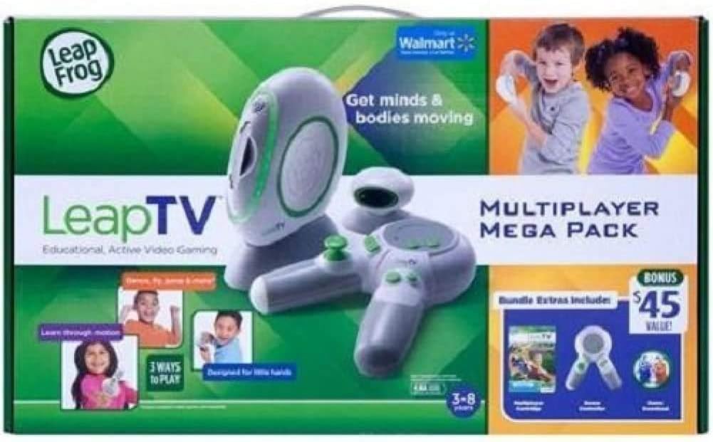 Amazon.com: LeapFrog LeapTV Educational, Active Video Gaming - Bundle ...