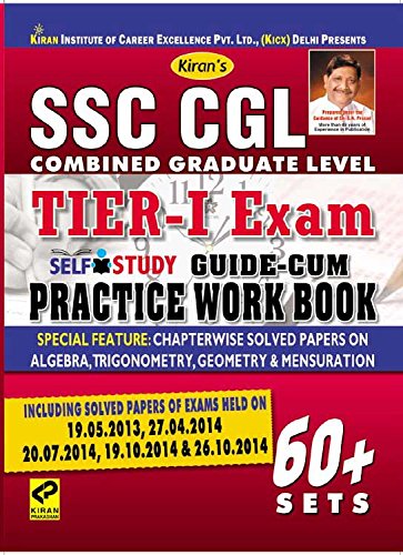 Buy SSC CGL Combined Graduate Level Tier - I Exam Self Study Guide CUM ...