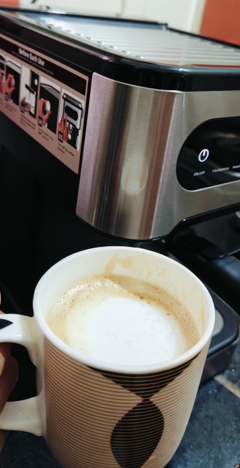 Rossmann Coffee Maker, 20 Bar Italian Ulka Pump, 1350 Watts Quick ...