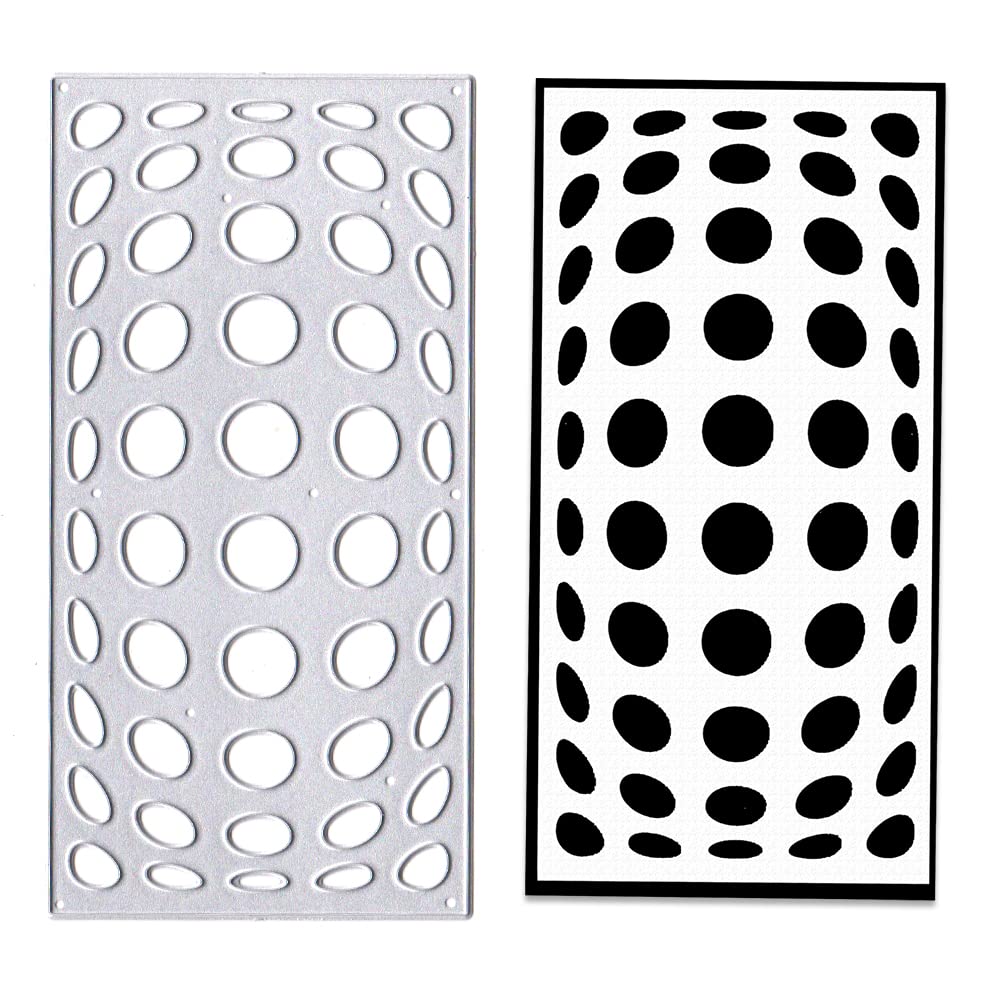 Amazon.com: ALIBBON 3D Visual Die Cuts for Card Making, Oval Background ...