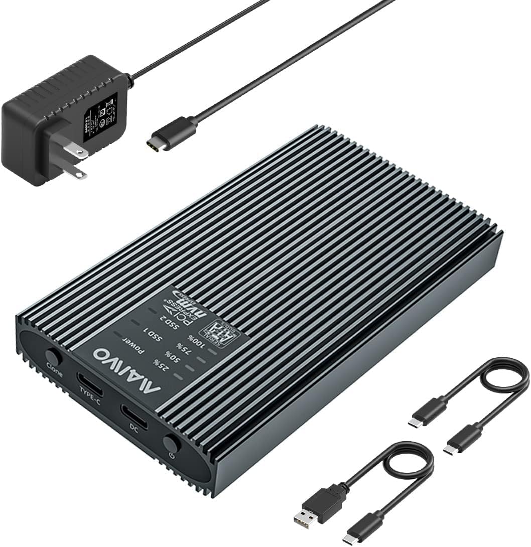 Amazon.com: MAIWO NVMe SATA Duplicator Enclosure, M.2 SSD to USB 10Gbps ...