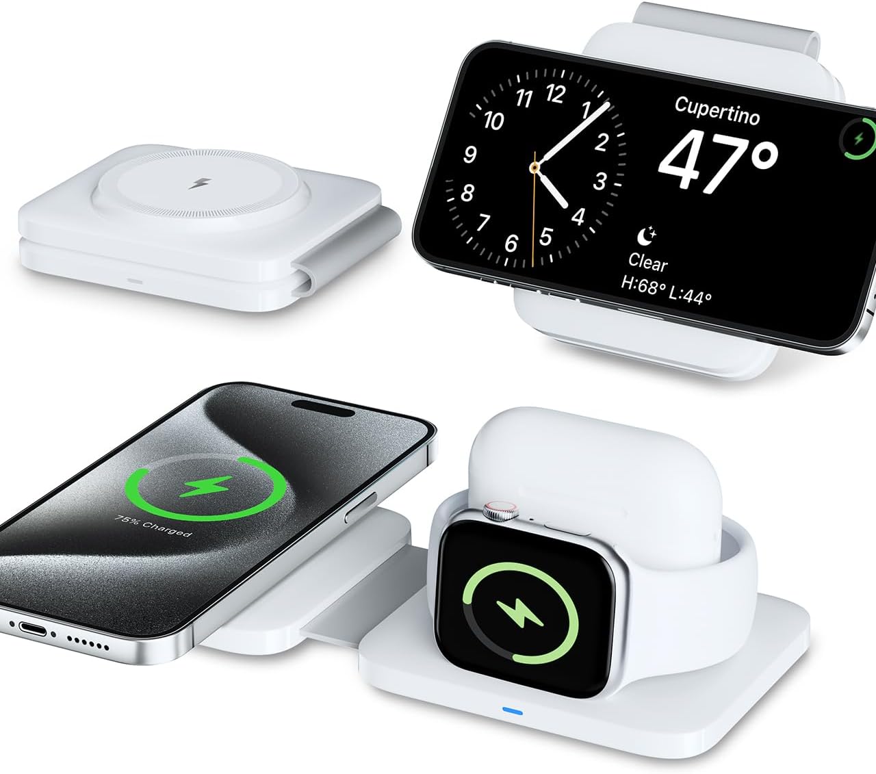 Amazon.com: 3 in 1 Charging Station for Apple Multiple Devices ...