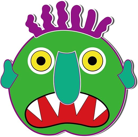 Amazon.com: Thryvomniq Go Away Big Green Monster Felt Board Story Sets ...