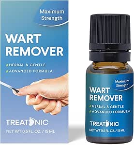 Treatonic Maximum Strength Wart Remover: Fast-Acting Wart Removal ...