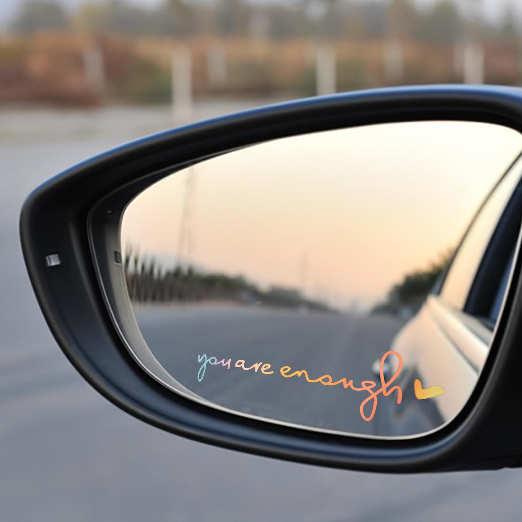 Snapklik.com : WINUERK You Are Enough Rearview Mirror Decal ...