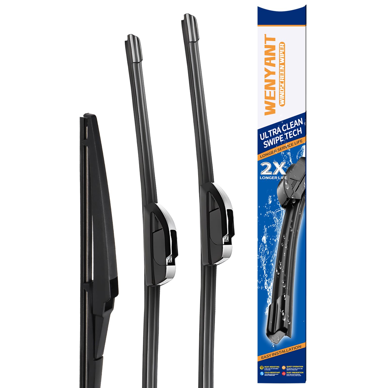 Amazon.com: Wenyant 24"/19"/12" Windshield Wipers Compatible with Dodge ...
