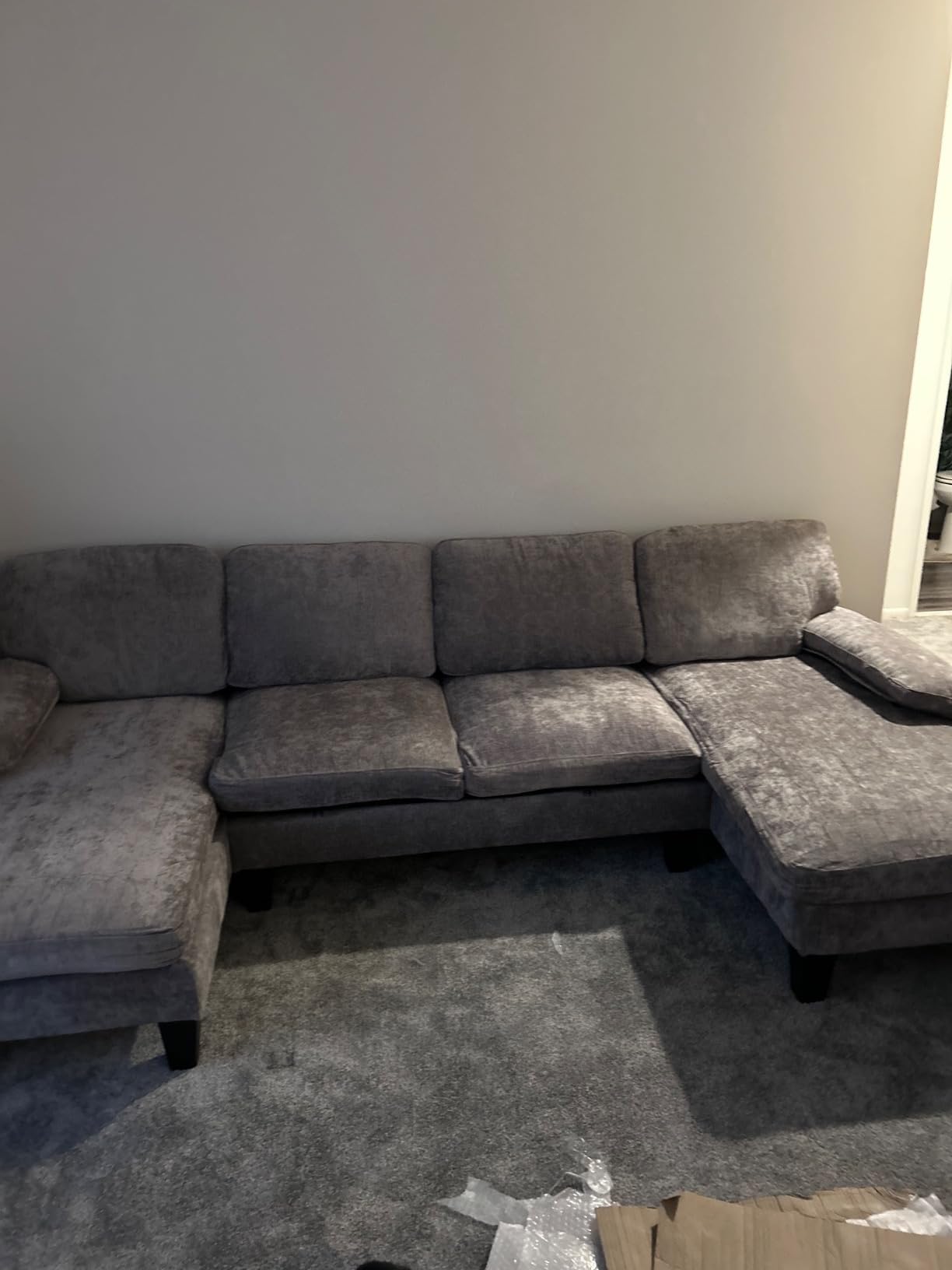 $11/mo - Finance Furmax Sectional Couches for Living Room, U-Shaped ...