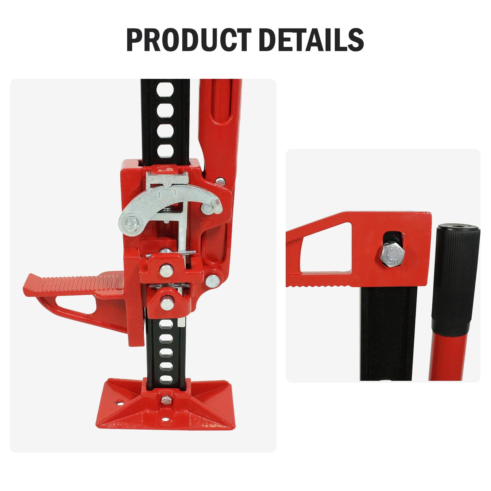 Tractor Accessories WEIZE Farm Jack, 48 Off-Road High Lift Jack With ...