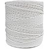GOLBERG Twisted 100% Natural Cotton Rope - White Cotton Rope - (1/4 ...