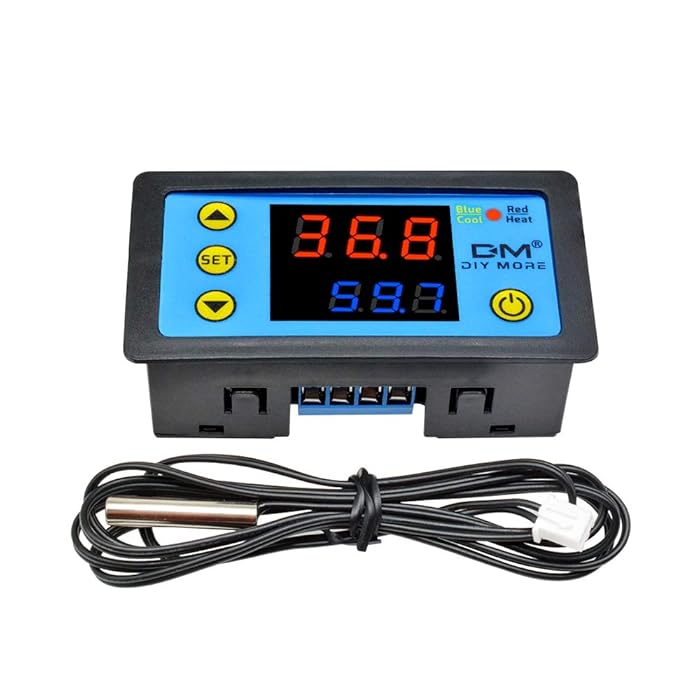 Buy W3231 AC110-220V Digital Thermostat °C and °F Dual LCD Display ...