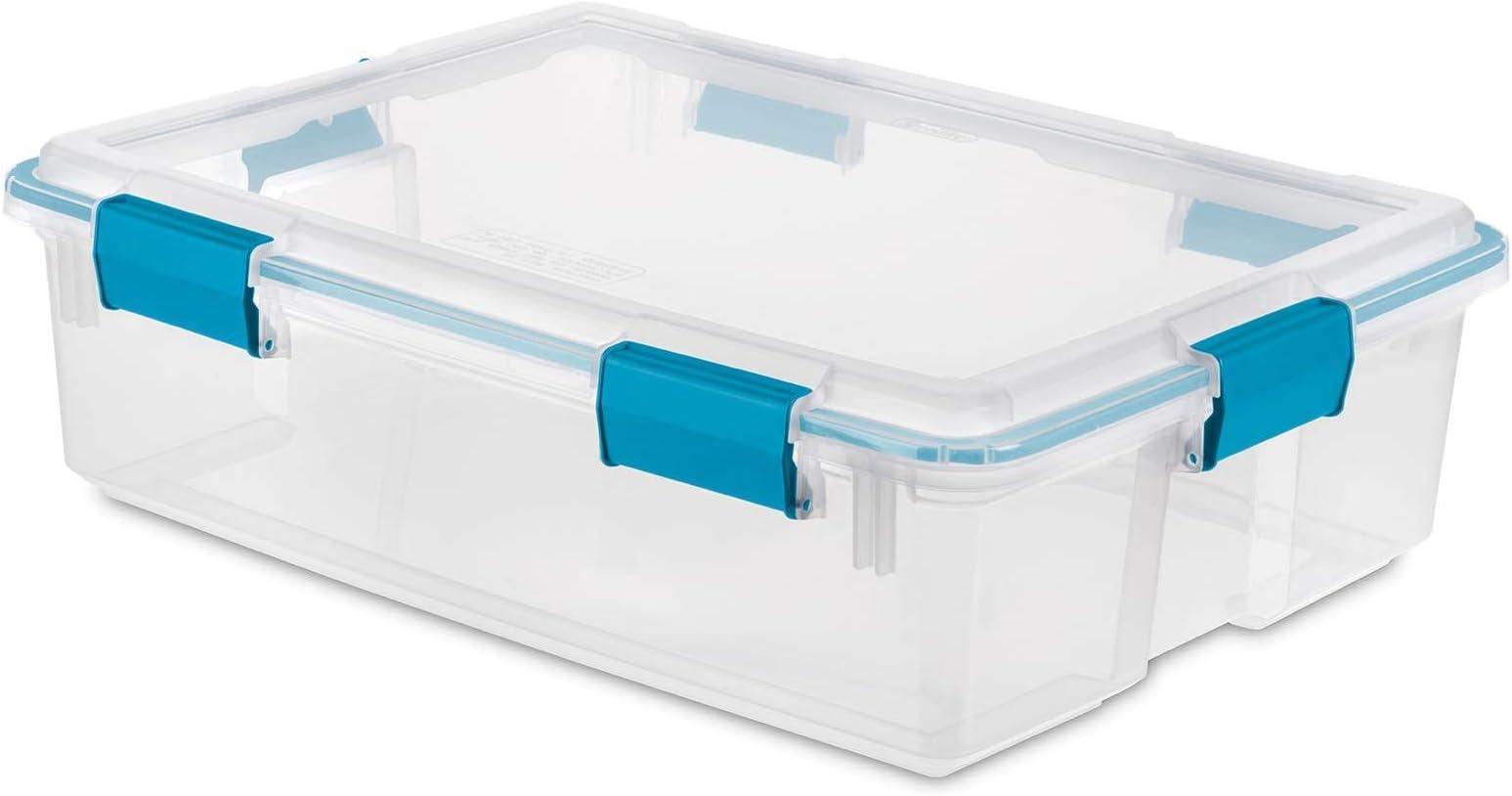 Amazon.com: Sterilite 32 Qt Gasket Box, Stackable Storage Bin with ...