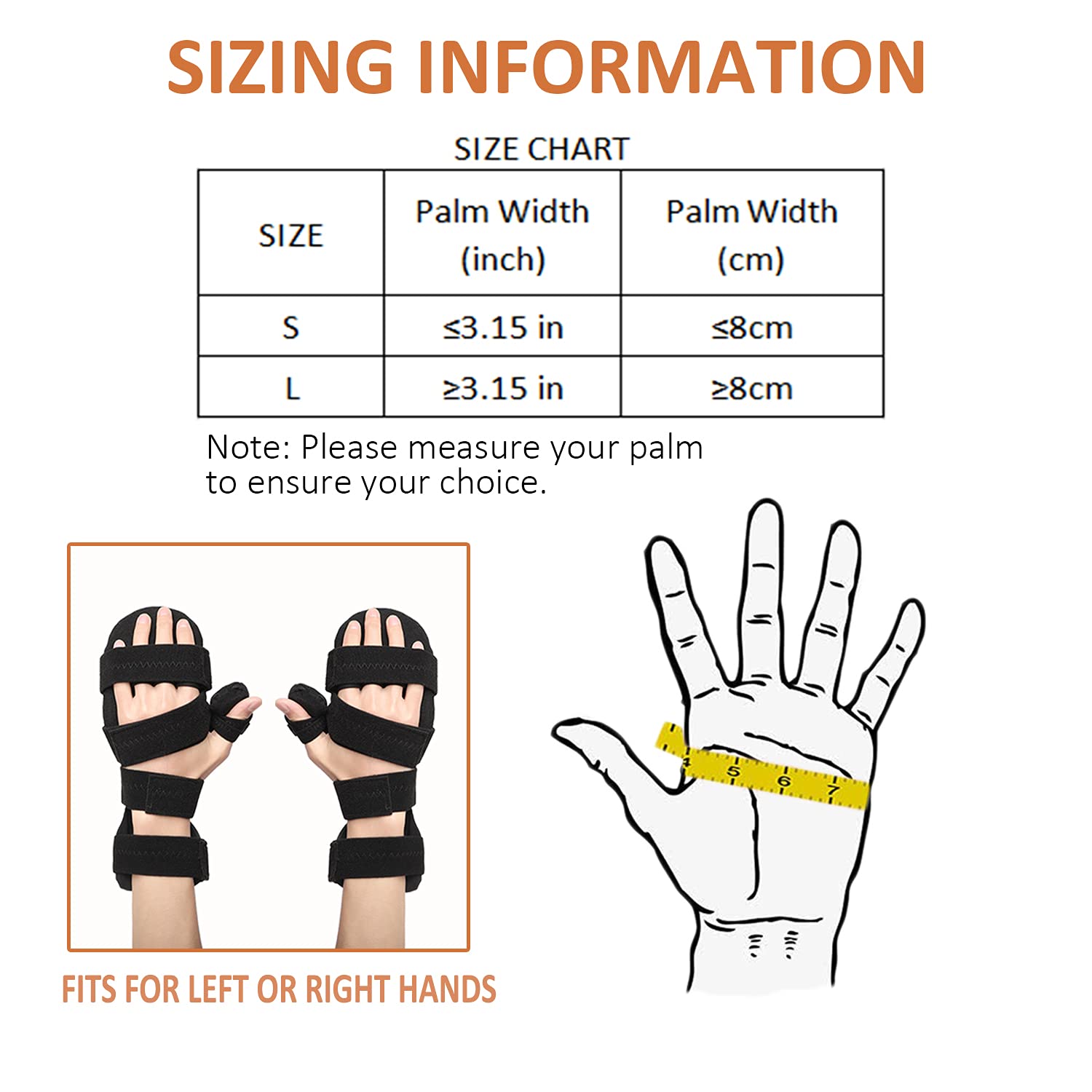 Scurnhau Resting Hand Splint, Hand Splint for Finger Contractures ...