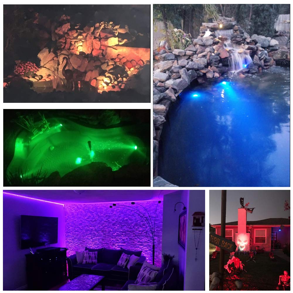Underwater Pond Lights Change Colors Color Changing Pond Lights