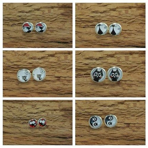 Amazon.com: Fun Design Post Earrings - Set 2 : Handmade Products