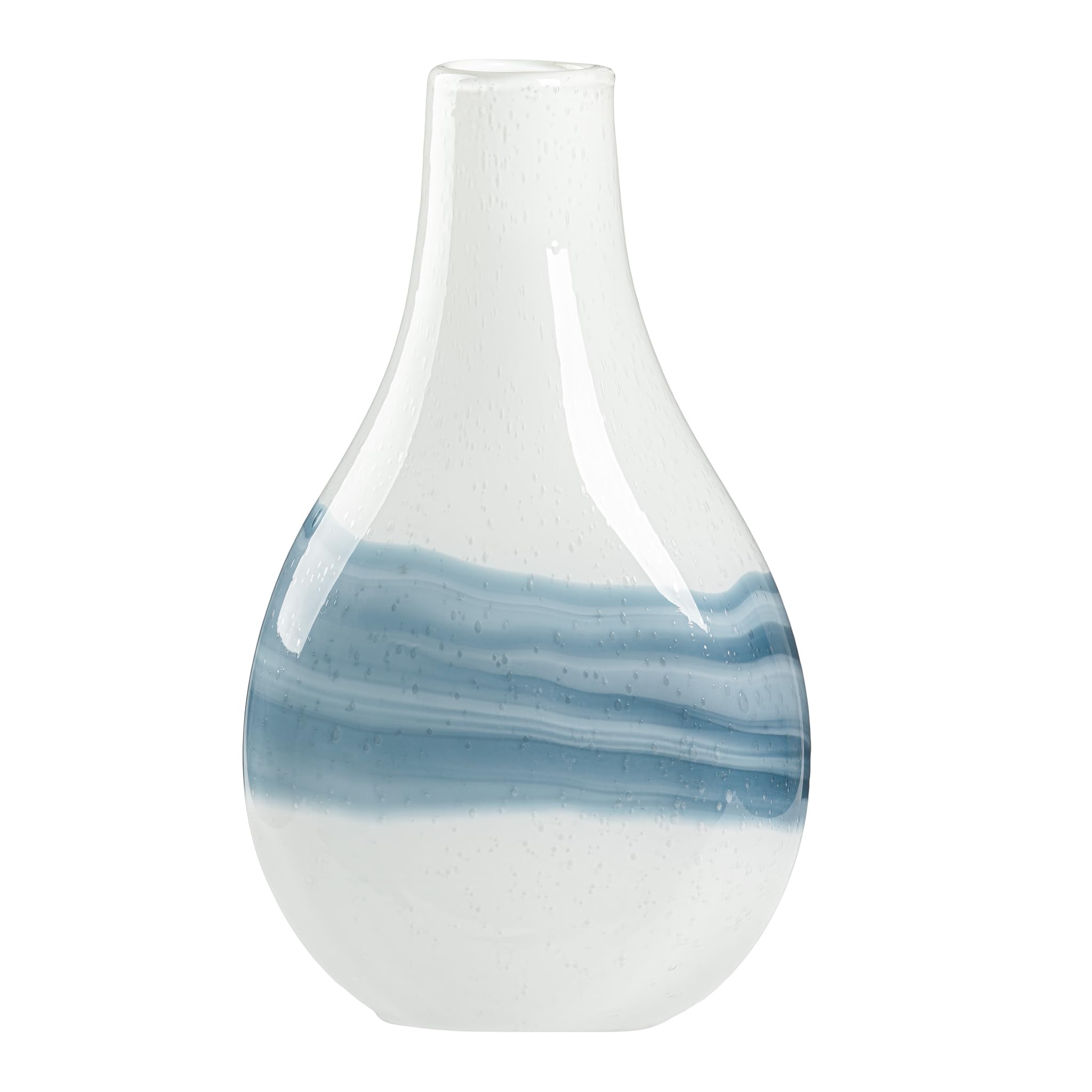 Amazon.com: Torre & Tagus Andrea Mouth Blown Glass Vase for Home Decor ...