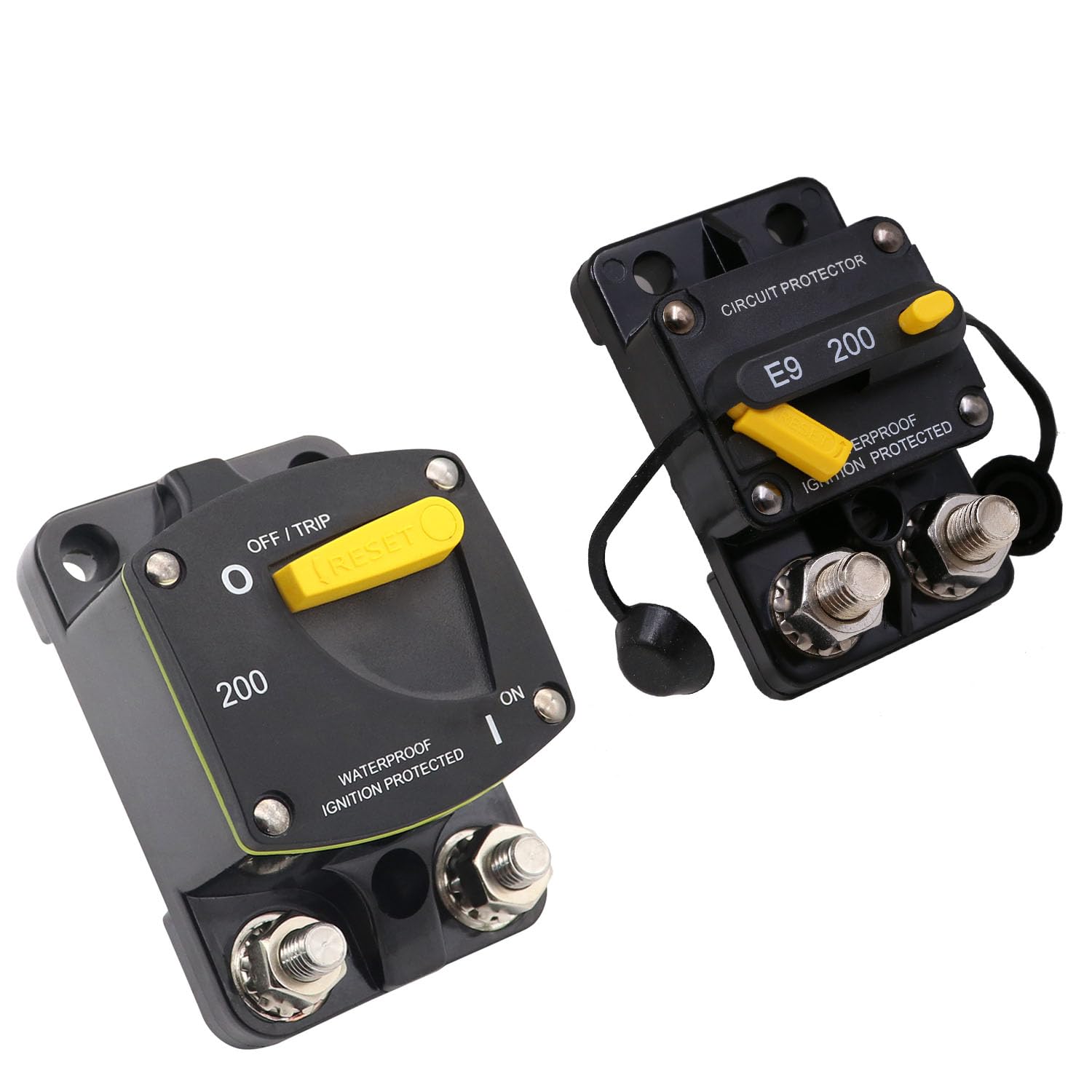 Amazon.com: 3/8" Stud 200 Amp Circuit Breaker+ 2-in-1 Battery Switch ...