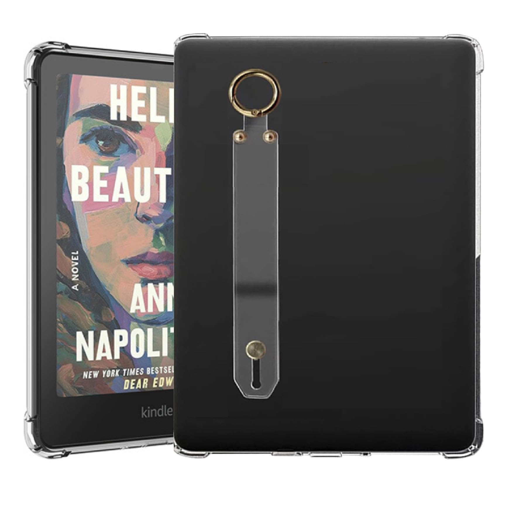 Amazon.com: Nasdafong,Hand Strap Clear Case for 2024 Release 7" Kindle ...