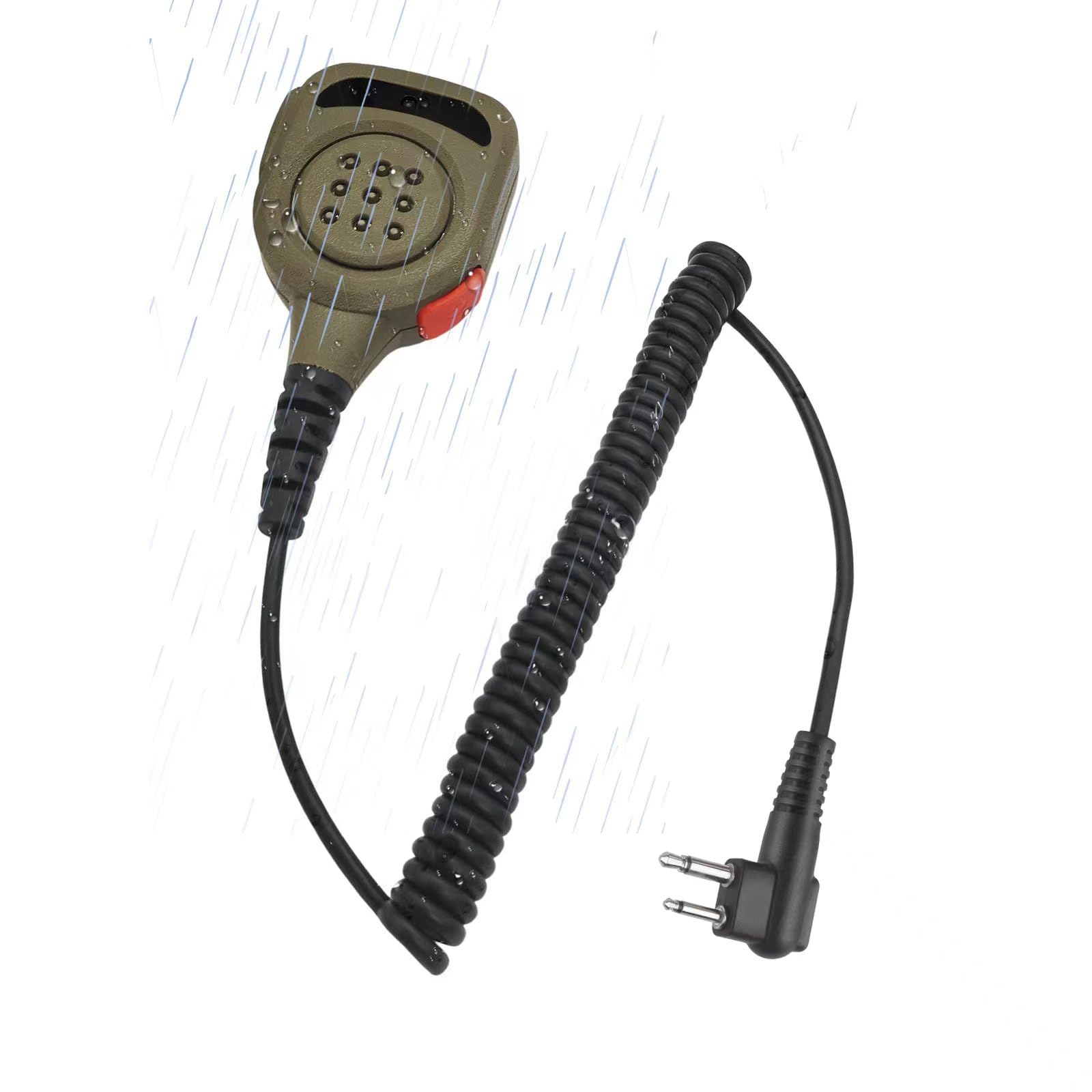 Amazon.com: stdgove Radio Speaker Microphone IP67 Waterproof Shoulder ...