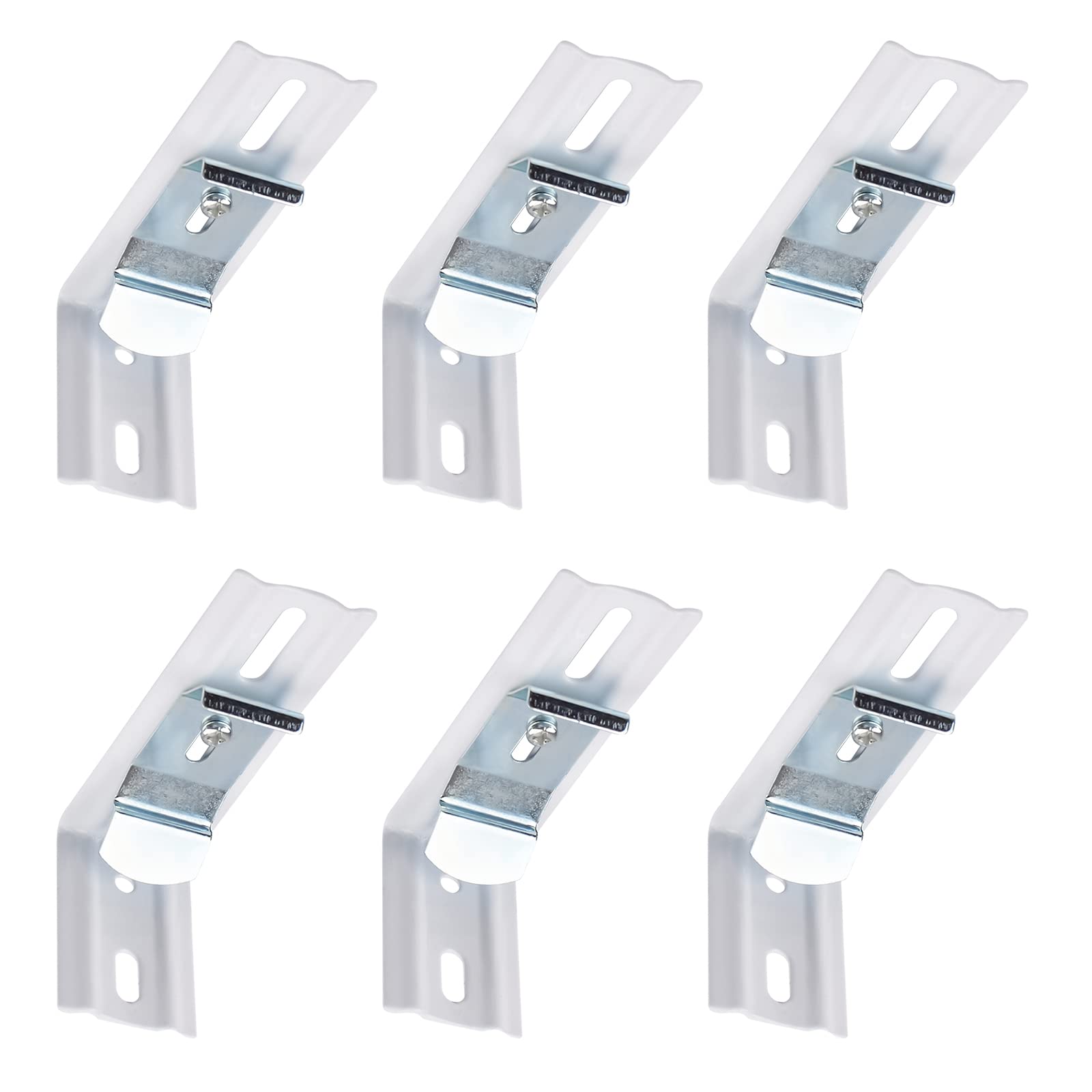 UFURMATE Vertical Blind Bracket, 6 Pcs Metal Vertical Blinds L- Shaped ...