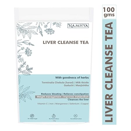 Buy Namhya Liver cleanse Tea with Harad Milk Thistle (100g Pack of 1 ...