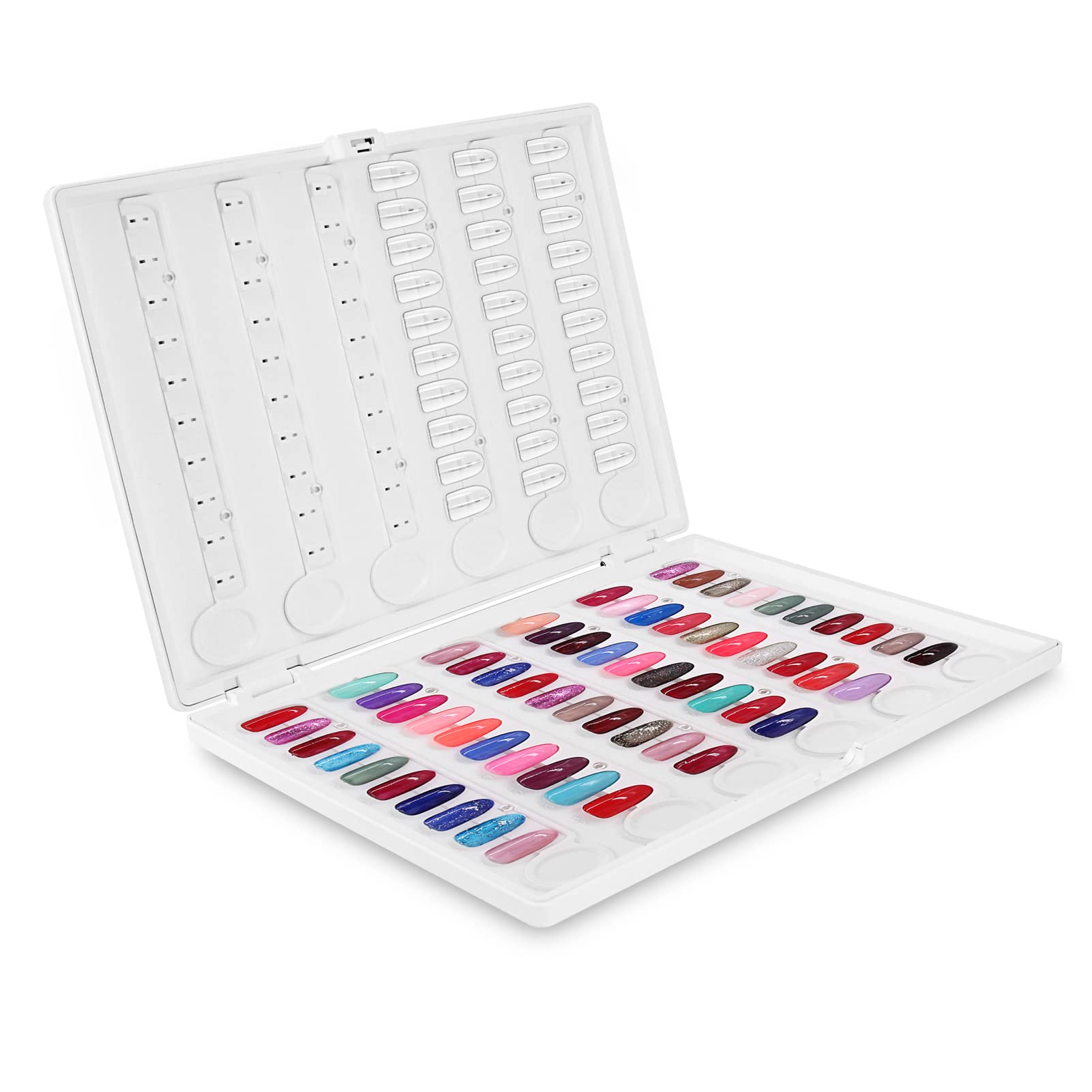 Nail Colour Display Book 120 Nail Swatch Book, No Need Glue, C10 ...