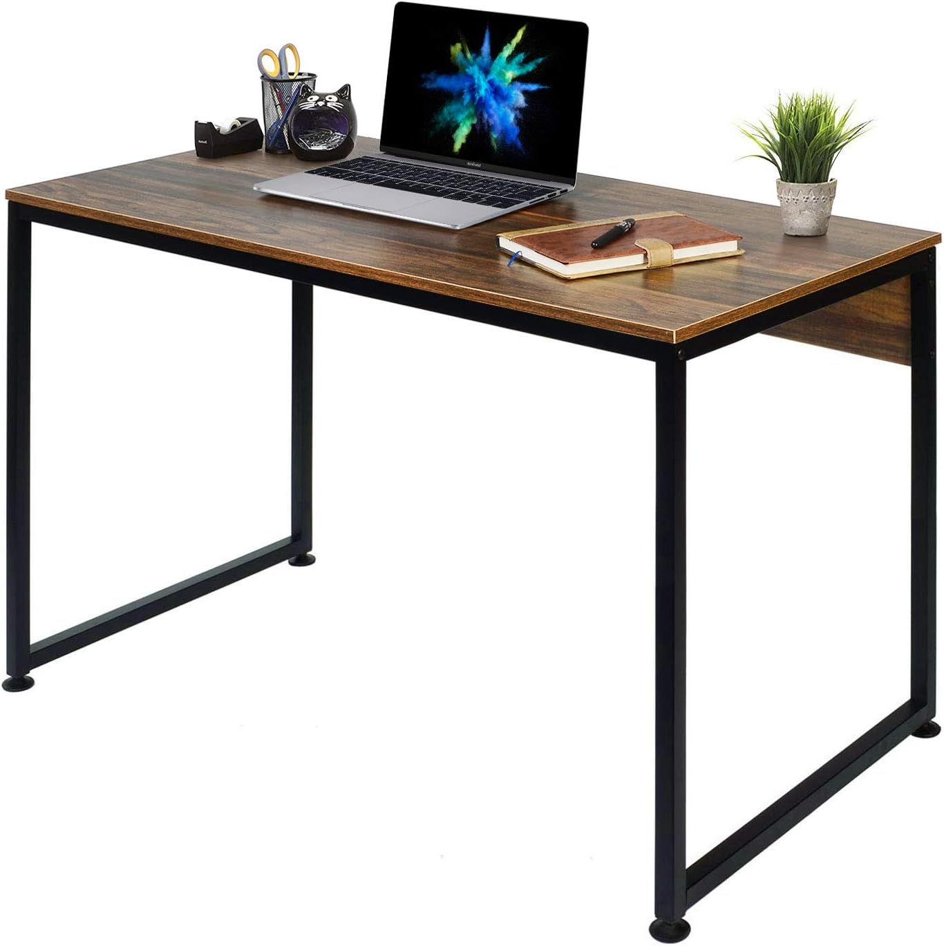 Amazon.com: VECELO 47” Computer Desk, Home Office Writing Laptop Table ...