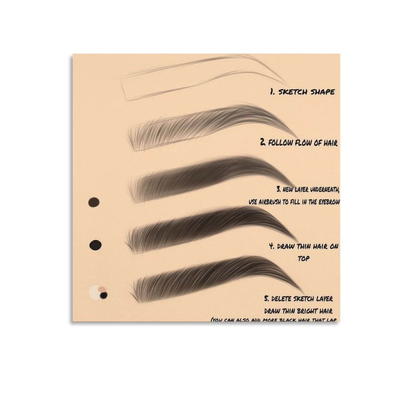 How To Draw Eyebrows Art