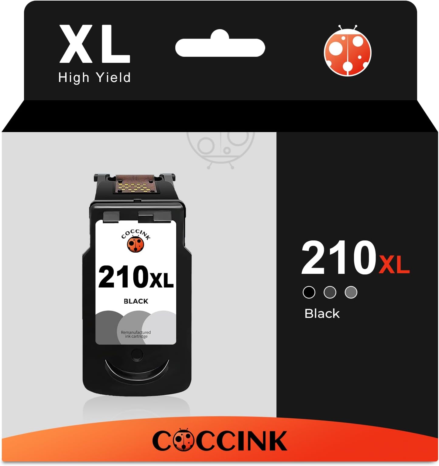 Amazon.com: COCCINK 210XL Ink Cartridge Black for Canon pixma MP280 ...