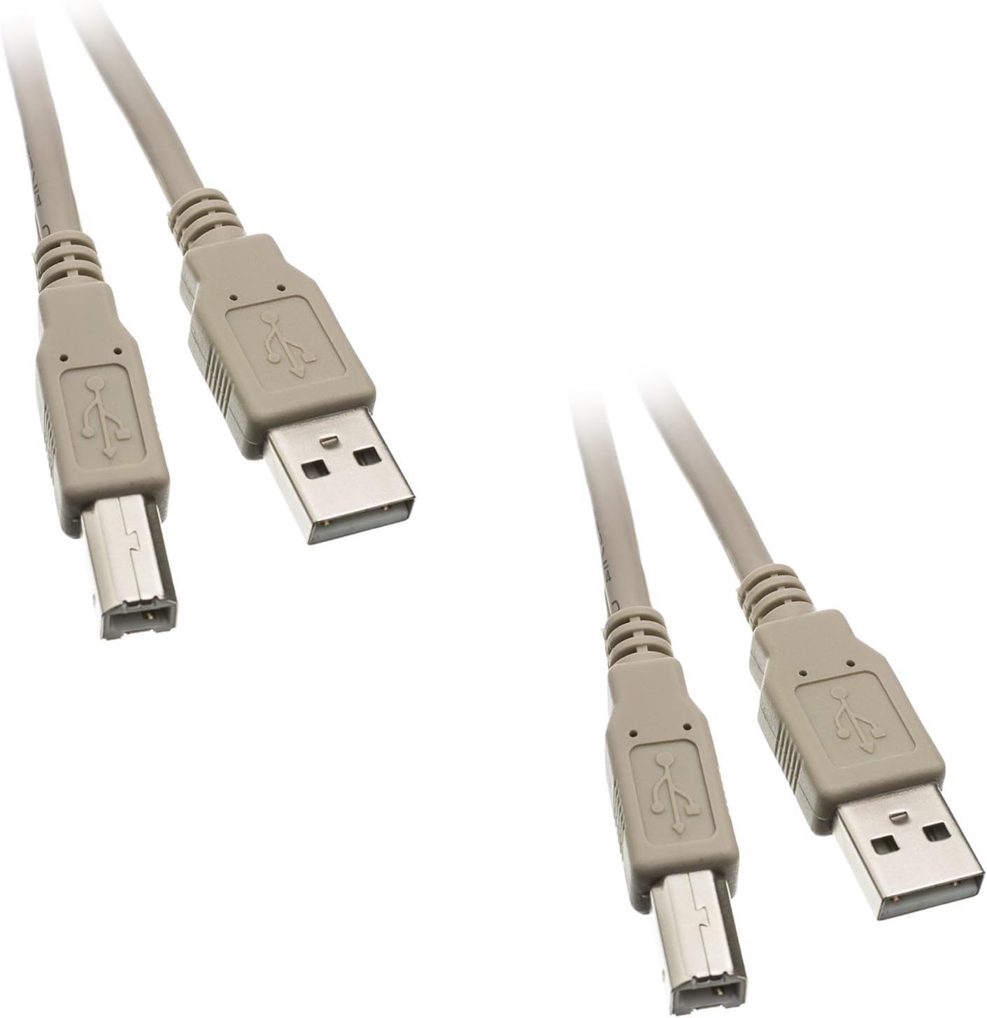 Amazon.com: USB 2.0 Printer/Device Cable, Type A Male to Type B Male, 6 ...