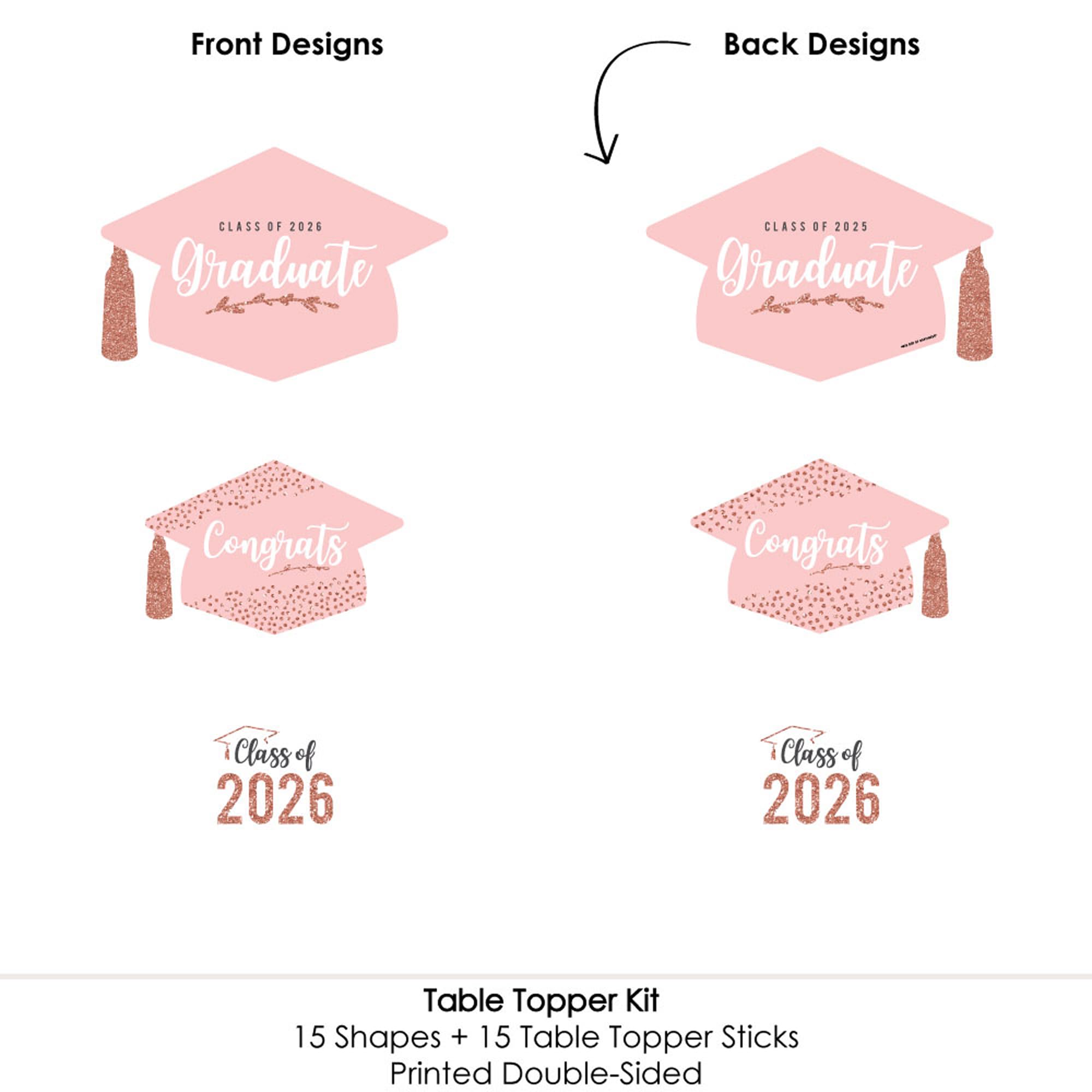 Snapklik.com : Big Dot Of Happiness Graduation Centerpieces For Tables ...