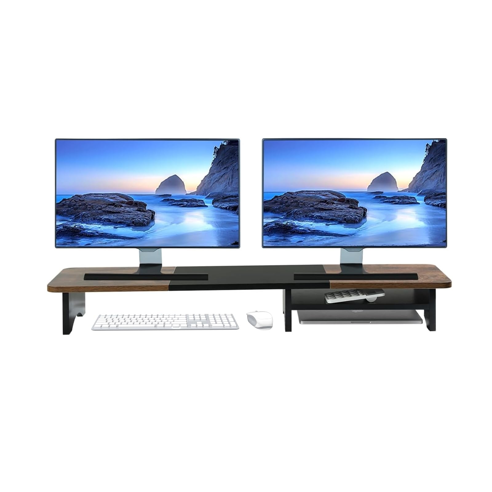 Soportes de Monitor de Computadora, Puede Acomodar 2 Monitores, Base ...