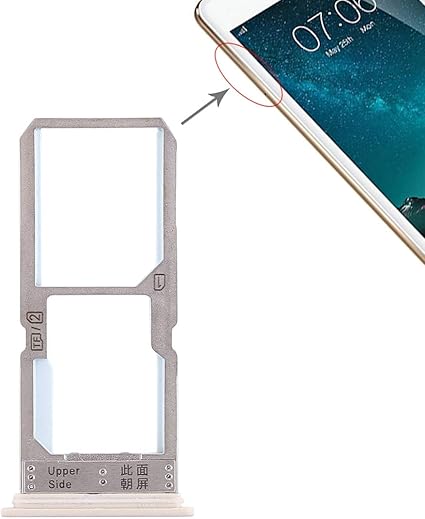 Amazon.com: for Vivo Y67 SIM Card Tray + SIM Card Tray/Micro SD Card ...