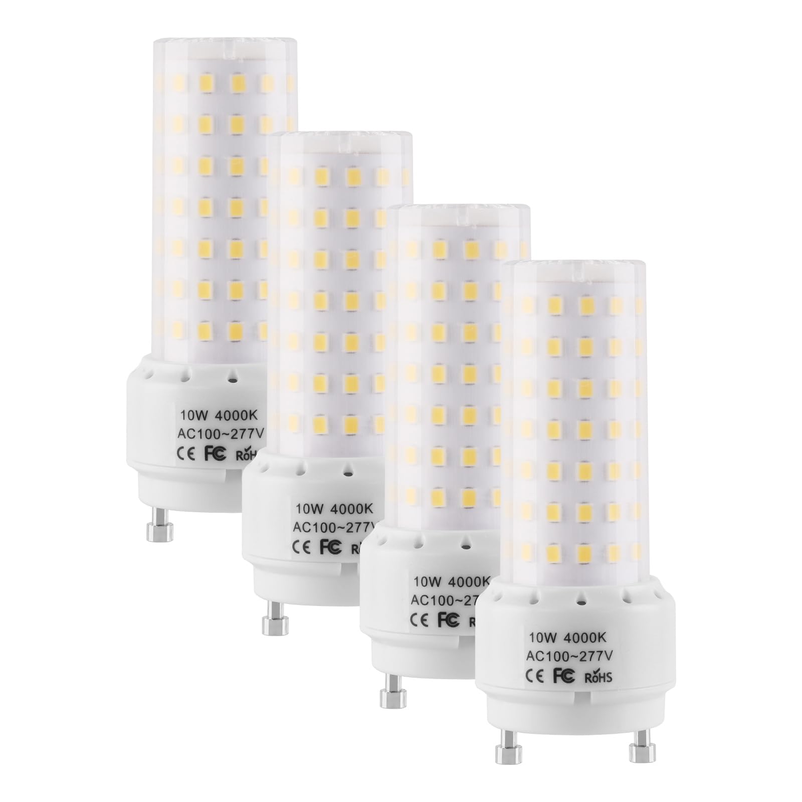 Lidesheng GU24 LED Light Bulb 4000K Neutral White High Brightness for ...