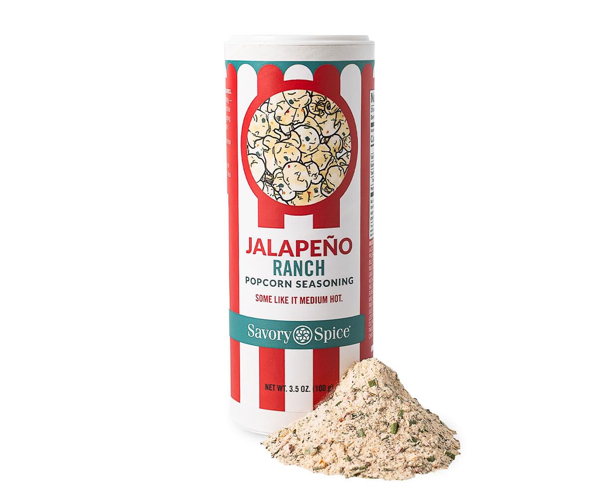 Amazon.com : Savory Spice Jalapeño Ranch Popcorn Seasoning - Jalapeño ...