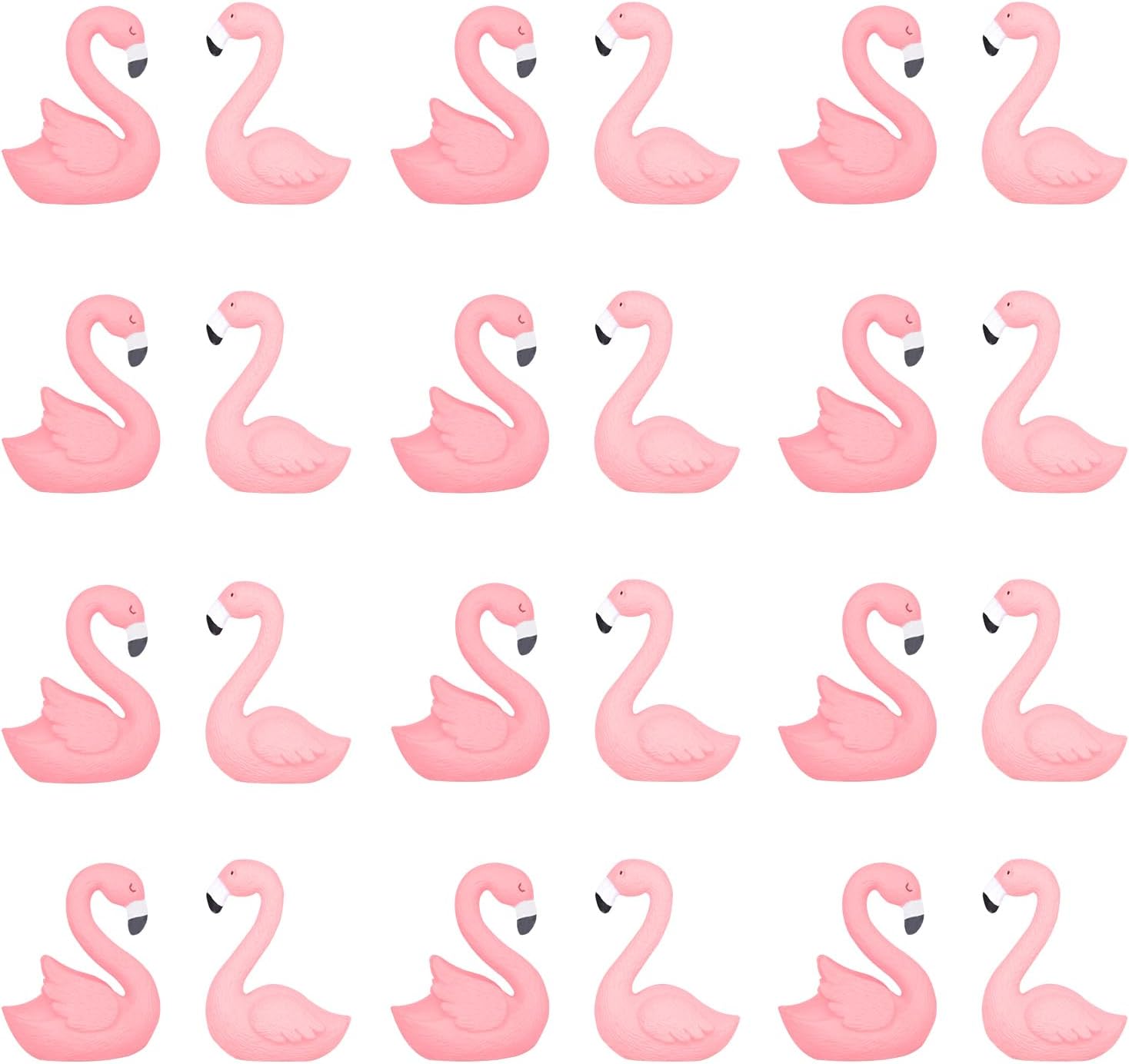 Amazon.com: Suartus Mini Flamingo Figurines - 30Pcs Flamingos Miniature ...