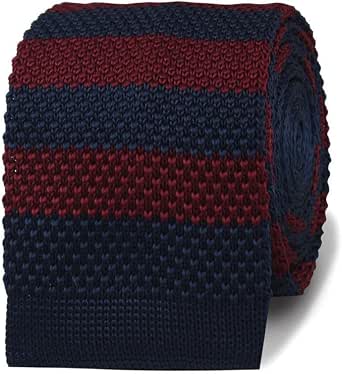 OTAA Men’s Formal Knitted Tie - Elegant Hand-Sewn Sock Tie for Weddings ...