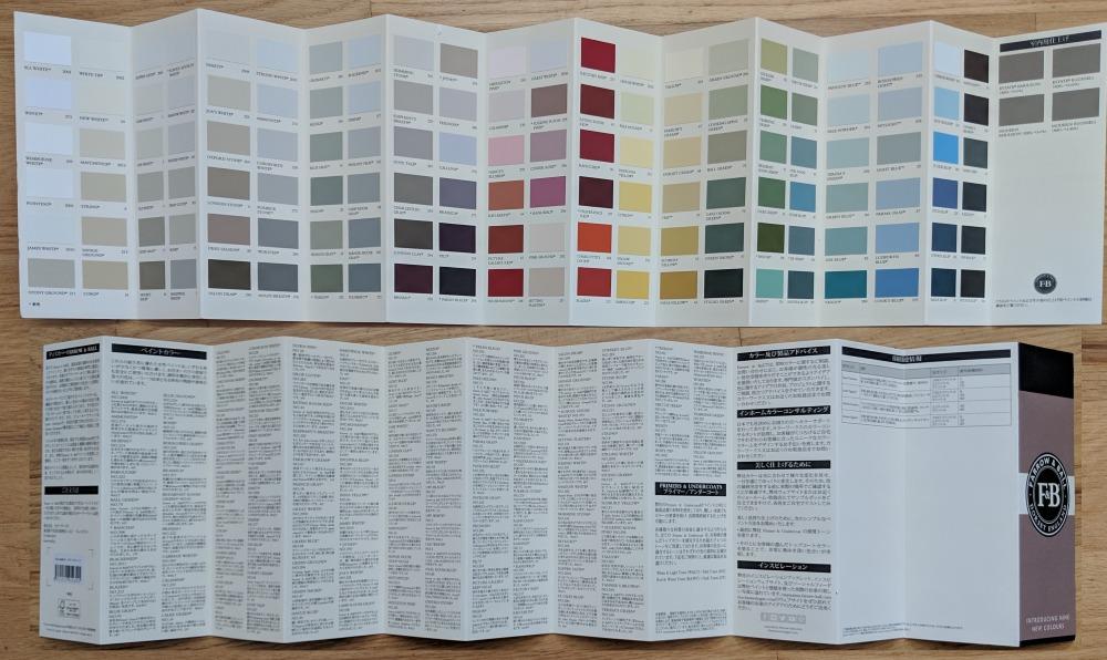 Amazon.com: Farrow & Ball colour chart (color swatches) : Tools & Home ...