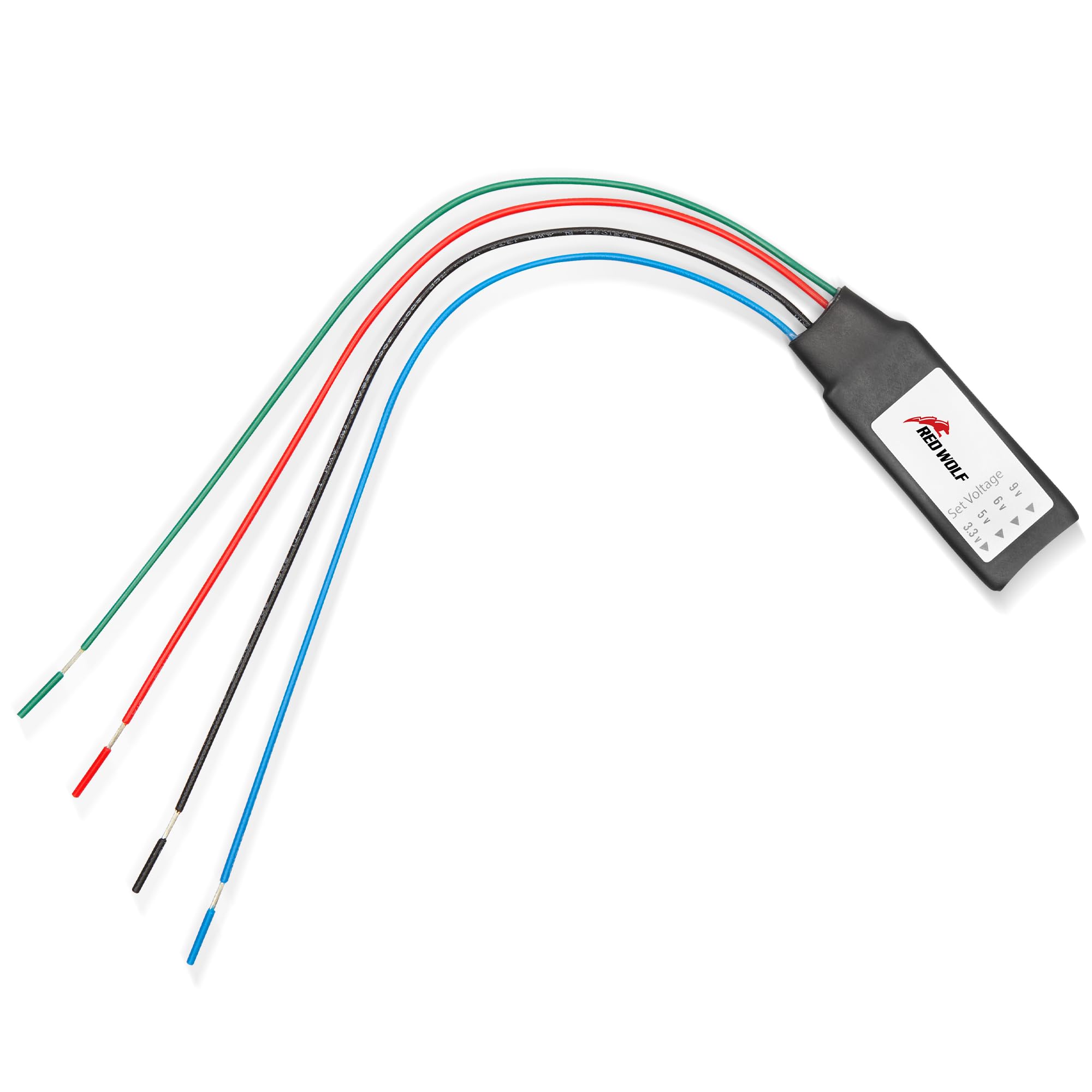 Amazon.com: RED WOLF Voltage Regulator DC 12V to 3.3V 5V 6V 9V Step ...