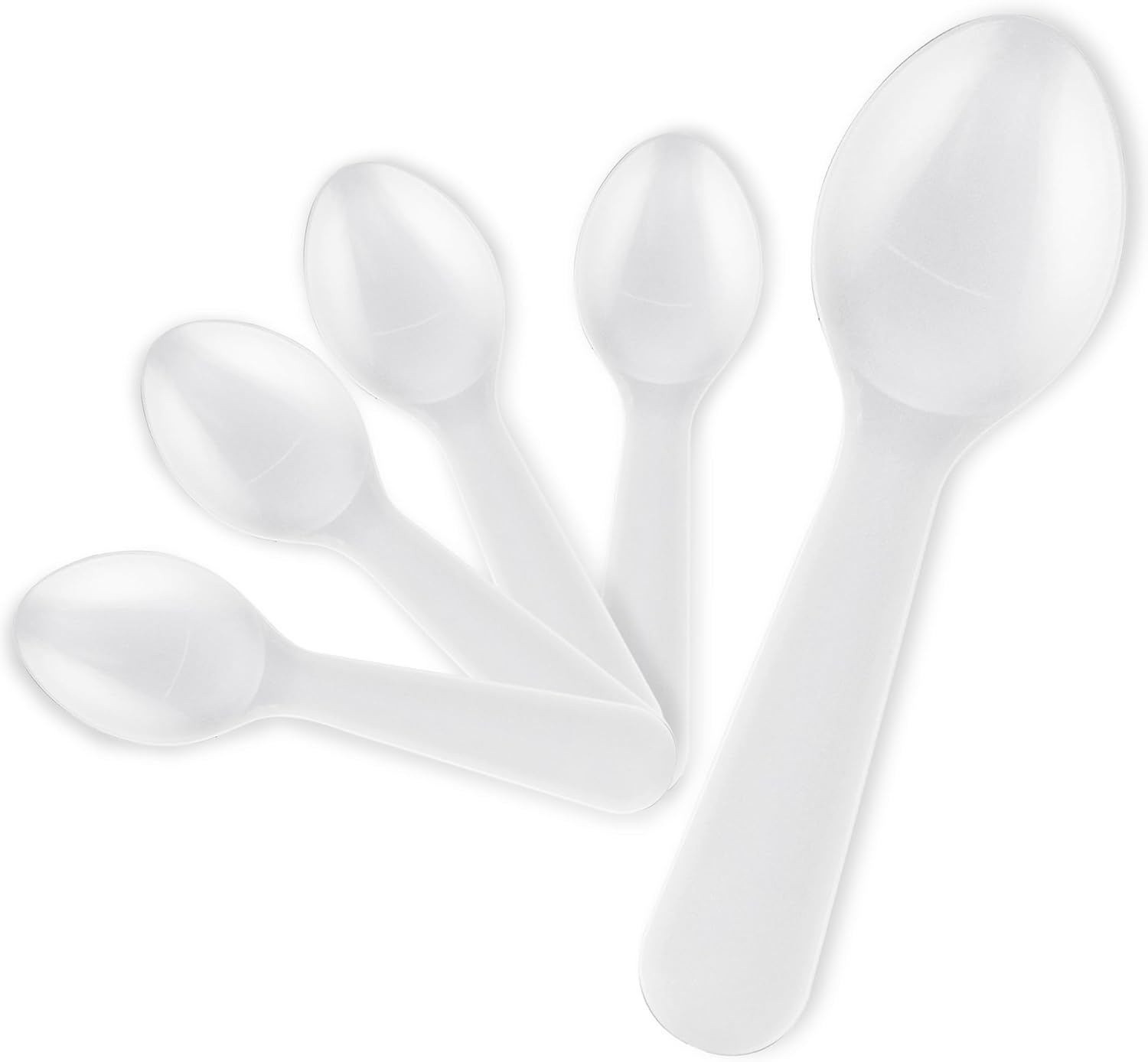 Amazon.com: Stock Your Home 400 Count 3-Inch Plastic Mini Taster Spoons ...