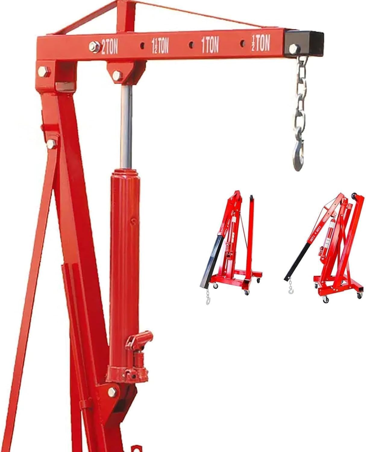 2 TON 4000 lbs Foldable Hydraulic Engine Hoist Philippines | Ubuy