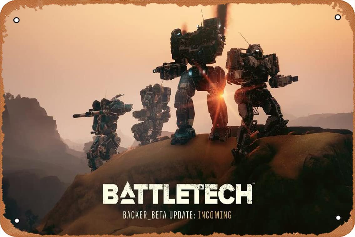 Amazon.com : muecddoa CLASSIC DECOR Poster Game Battletech Game Poster ...