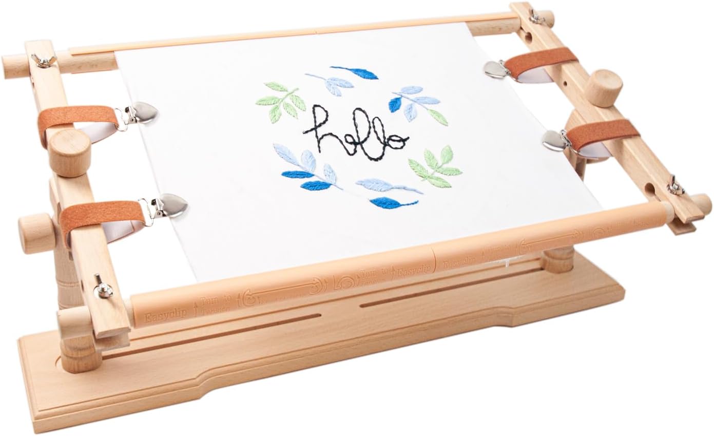 Nurge Adjustable Embroidery Table Stand, Cross Stitch Hoop Stand for ...