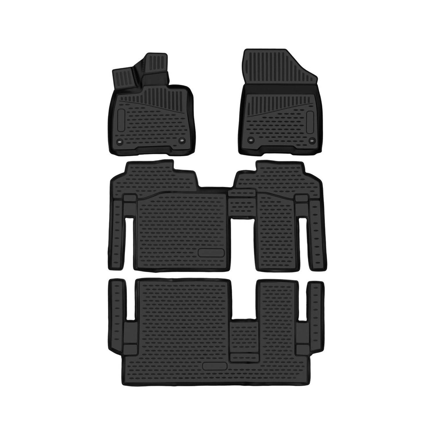 Amazon.com: OMAC Floor Mats for Toyota Sienna 2021-2025 8 Seat Car Mats ...