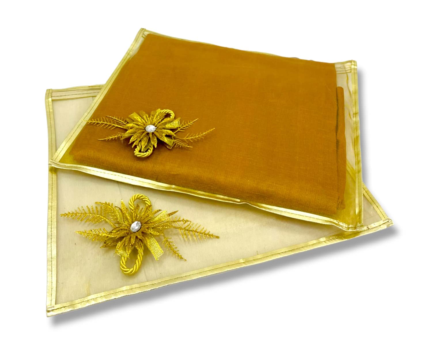 RUHI'S CREATIONS® Designer Single Packing Saree Cover with Heavy Bow ...