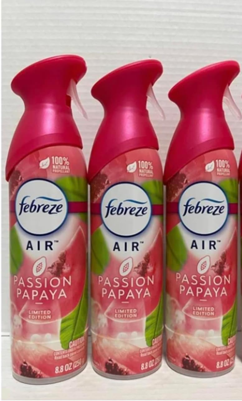 Amazon.com: Febreze air passion papaya limited edition 3 pack 26.4 FL OUNCE