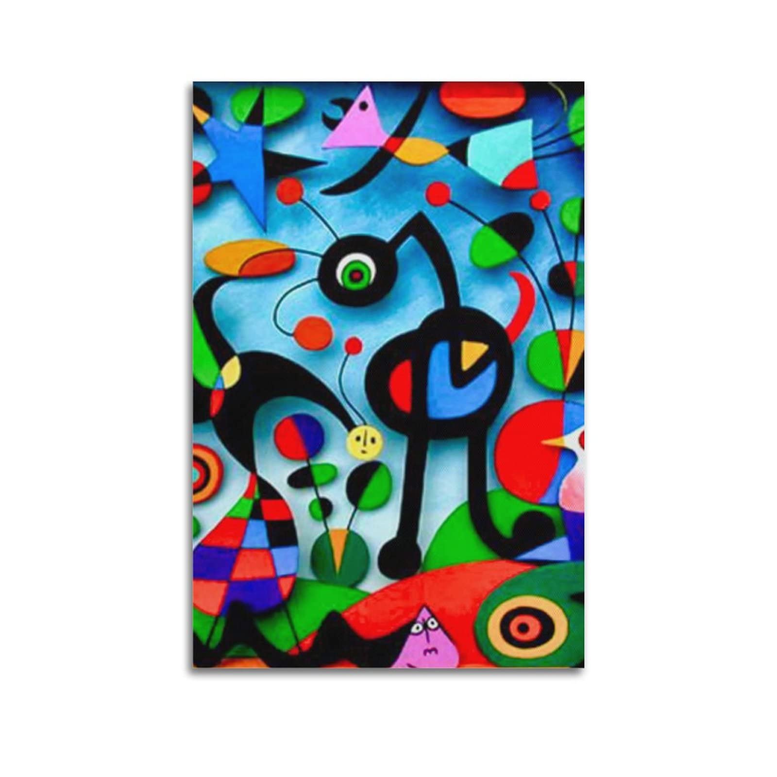 Amazon.com: HAATTI The Garden 1925 By Joan Miro Surrealism Poster ...