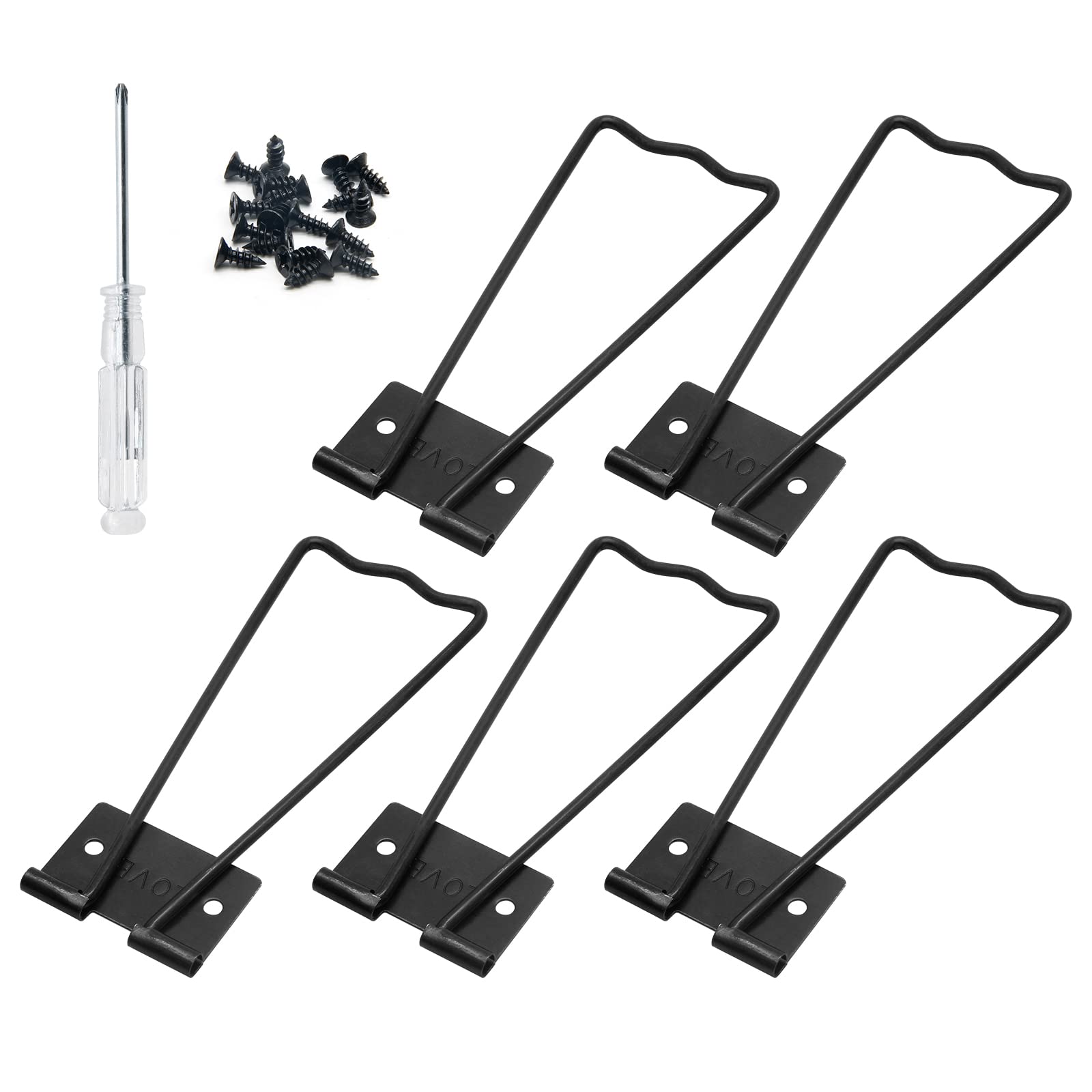 Amazon.com: Rierdge 5 Pcs Easel Back, 4.39” Iron Picture Frame Easel ...