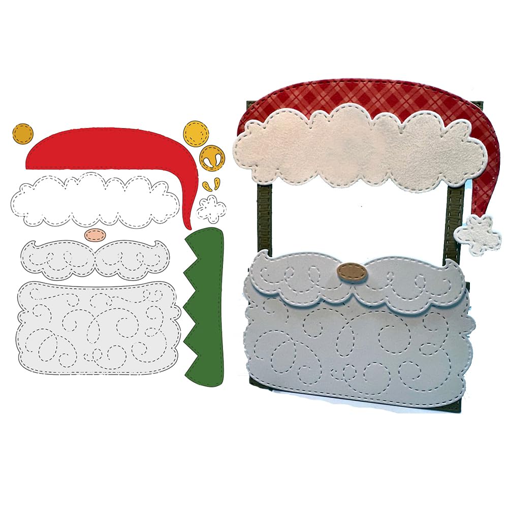 Amazon.com: Christmas Characters Booth Die Cuts for Card Making,Metal ...