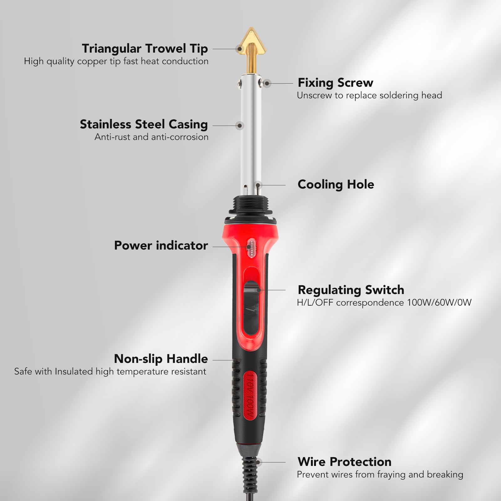 Snapklik.com : Plastic Welding Kit 110V/100W Plastic Welder For ...