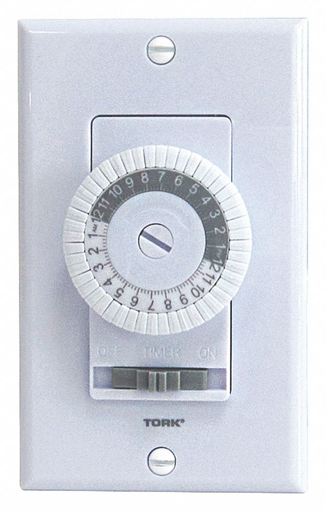 Timer, Electromechanical, 24Hr, In-Wall: Amazon.com: Tools & Home ...